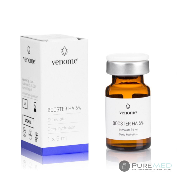 Venome Meso BOOSTER HA 6% 5ml - profesjonalny preparat od PureMED